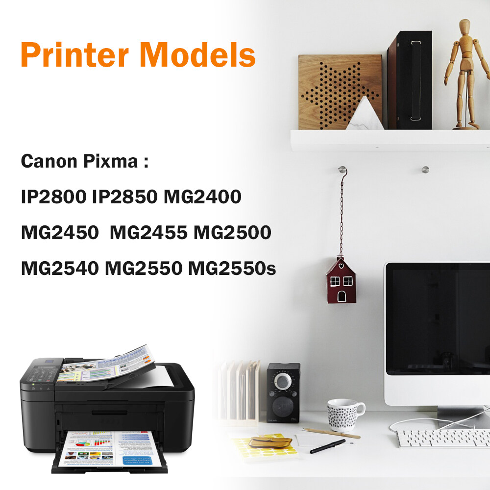 V.G.Esprint remanufactured for Canon PG-545XL + CL-546XL black ink and ...