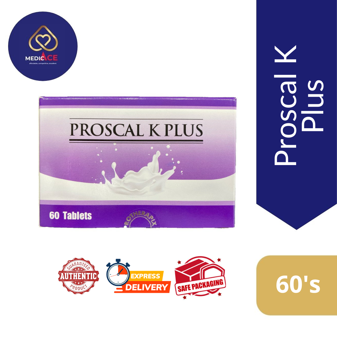 [CLEARANCE] Proscal K Plus 60's (Exp: 03/2023) | Lazada