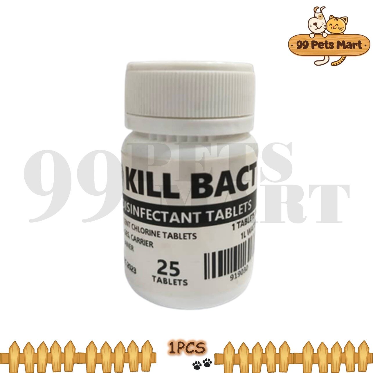 KILL BACT Disinfectant Chloring Tablets ( 25 Tablets ) - Disinfectant ...