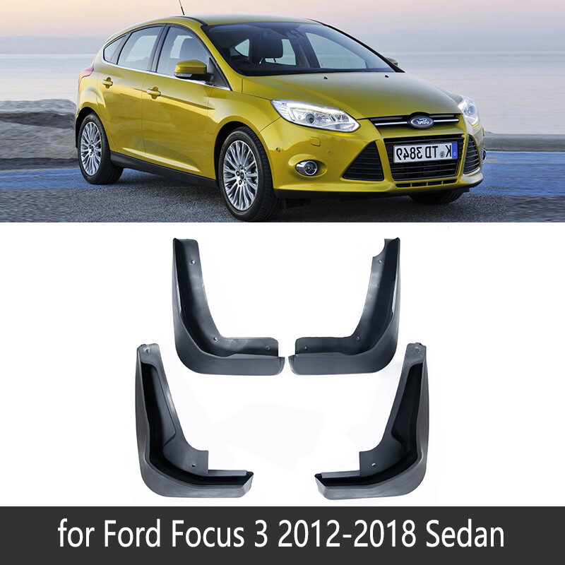 สำหรับ Ford Focus 3 MK3 2011 ~ 2018 Fender Mudguard Mud Flaps Guard ...