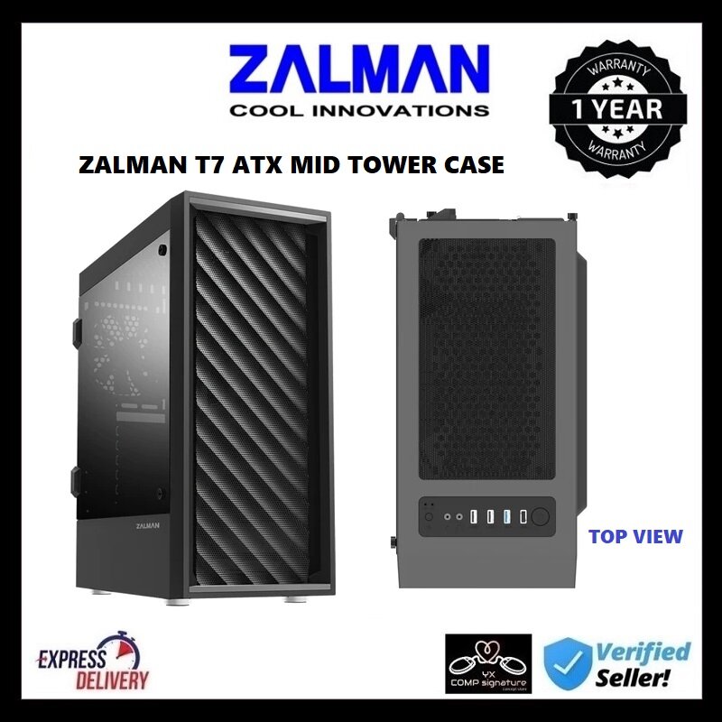 ZALMAN T7 ATX MID TOWER CASE [ PC CASING ] | Lazada