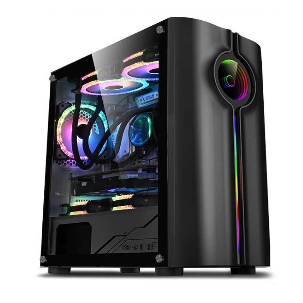 Armaggeddon Tron Holo 3 MATX PC RGB Gaming Case | Lazada