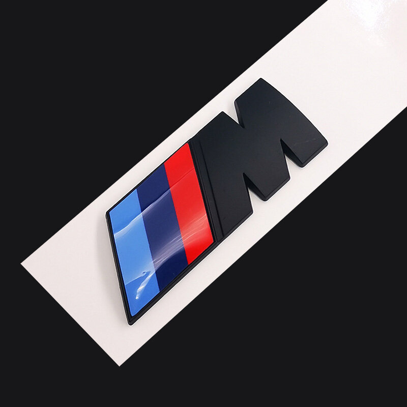 1PC M Series Metal Logo Sticker Emblem Badge Chrom for BMW E46 E39 E38 ...