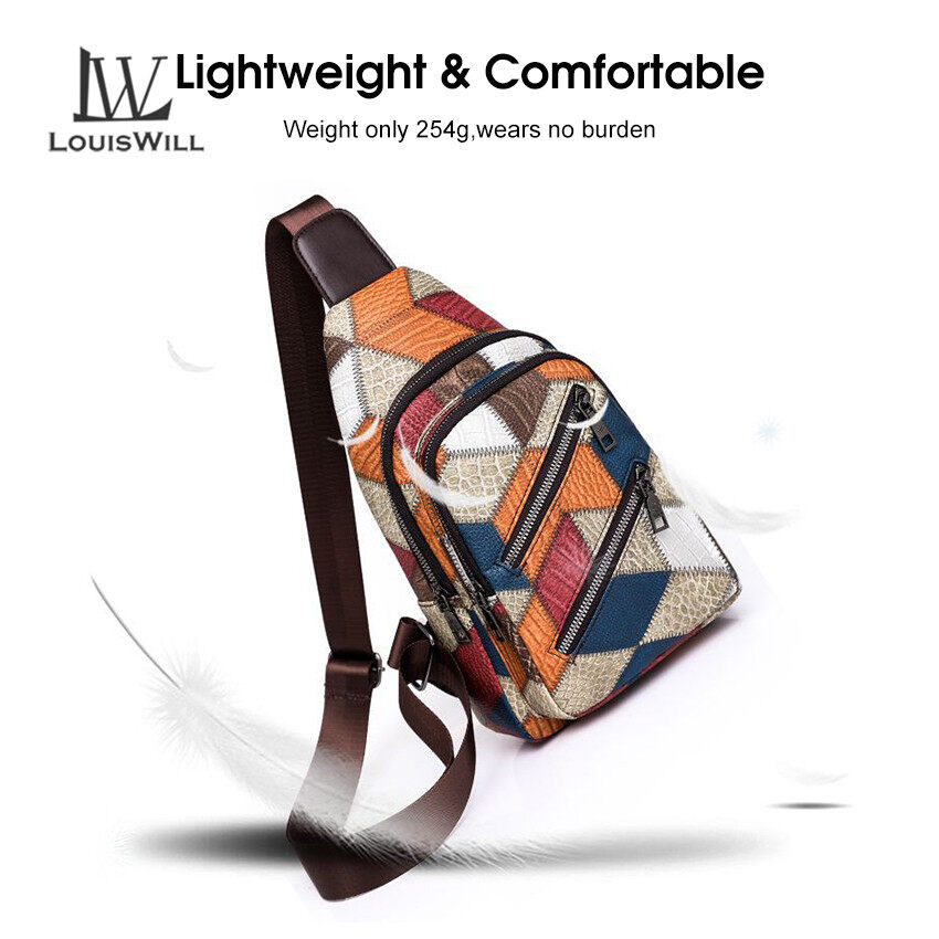 LouisWill Women Single Shoulder Bag Fashion Cross-body Bag Elegant Bohemia Bags Cross Body Bag ...