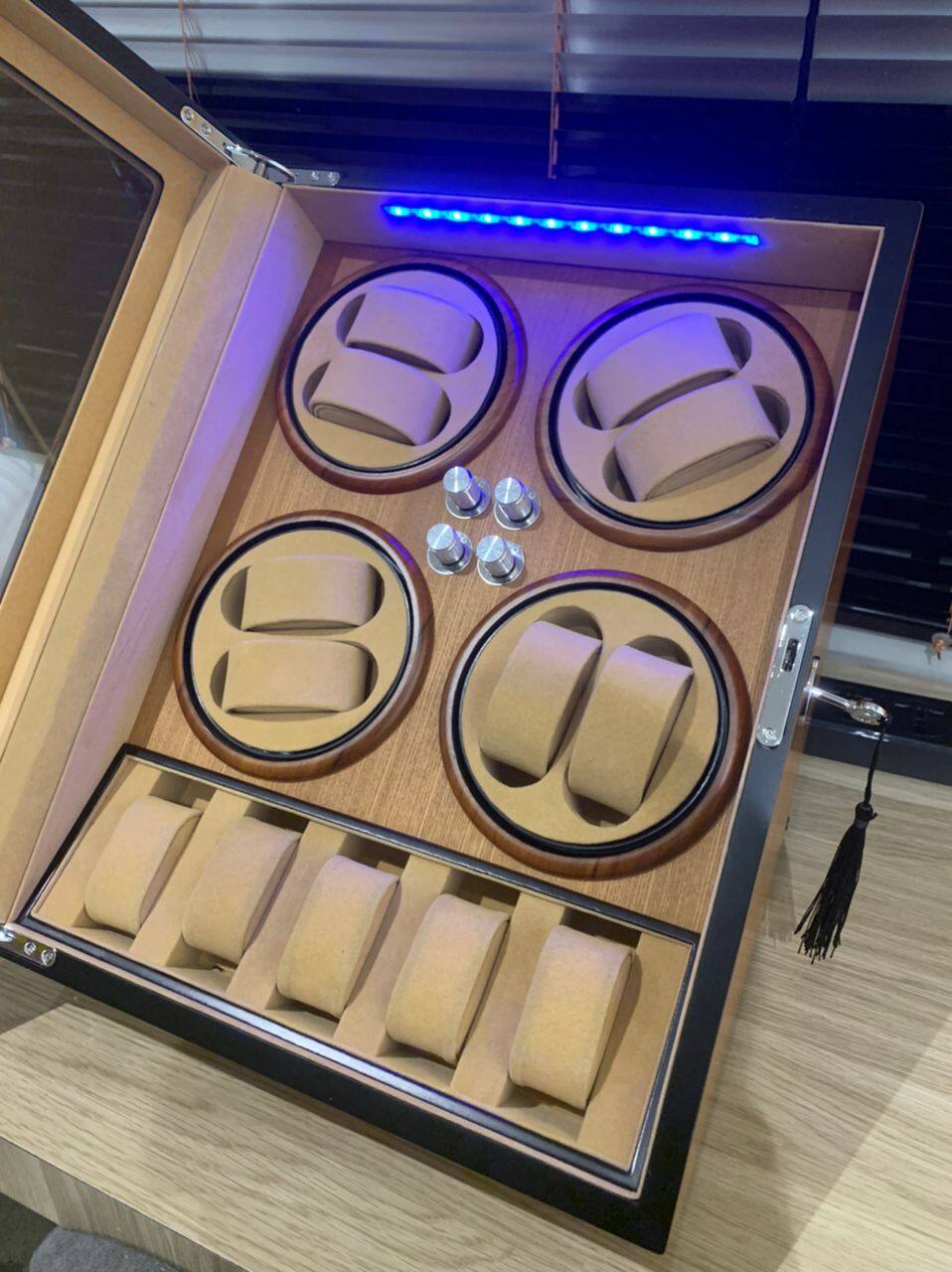 Roll_n_Rotate Slide Stand Automatic winding watch shaker mechanica ...