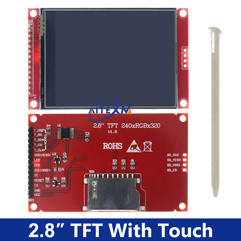 TFT Display 0.96 1.3 inch IPS 7P SPI HD 65K Full Color LCD Module ...