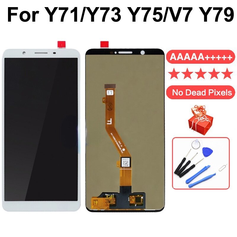 หน้าจอ ใช้ร่วมกับ VIVO Y71 Y73 Y75 V7 Y79 จอชุด จอพร้อมทัชสกรีน Lcd ...
