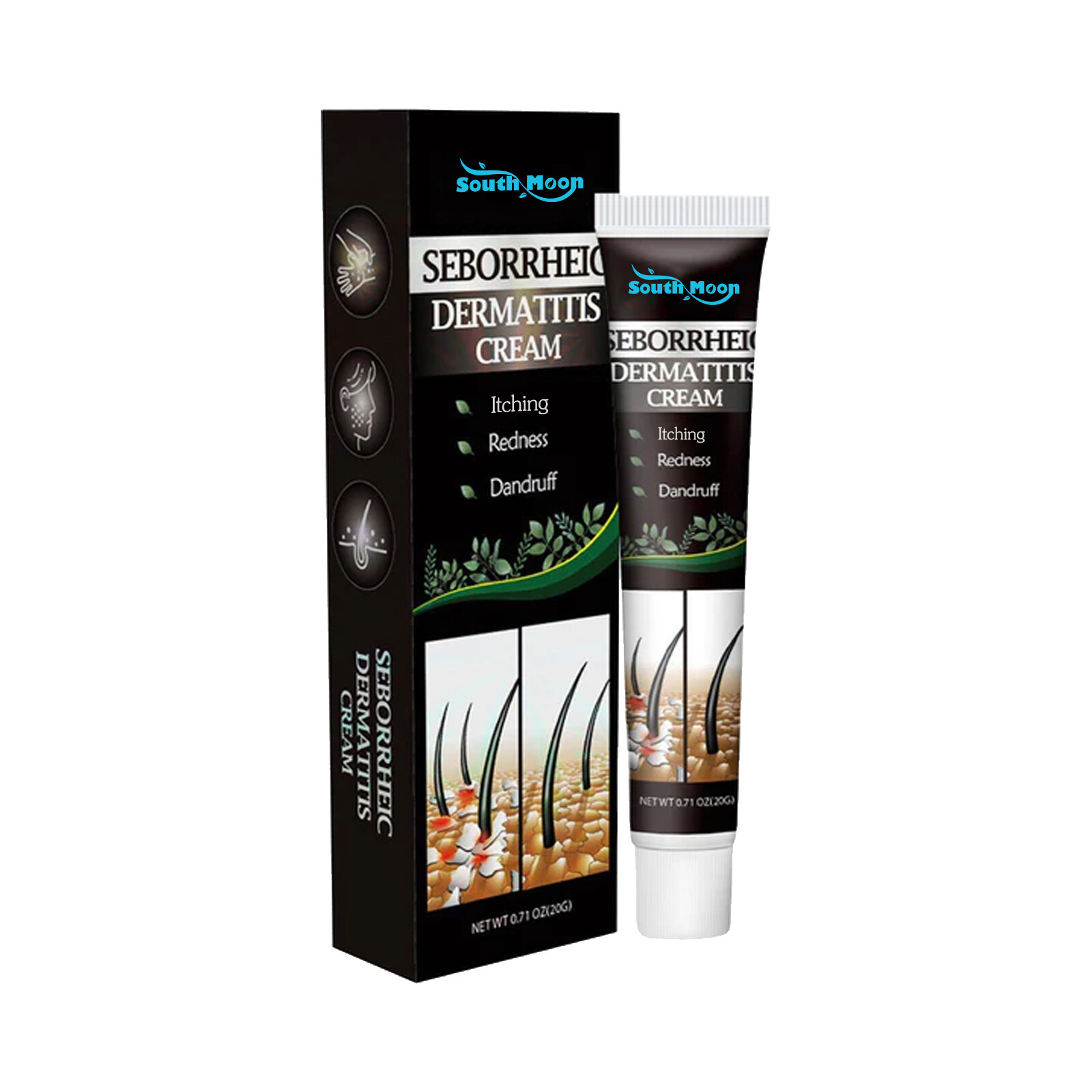 South Moon Seborrheic Dermatitis Cream Effective Anti-inflammatory Head ...