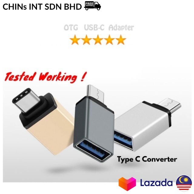 USB 3.0 Female To USB 3.1 Type C Male Converter USB-C OTG Data Sync ...