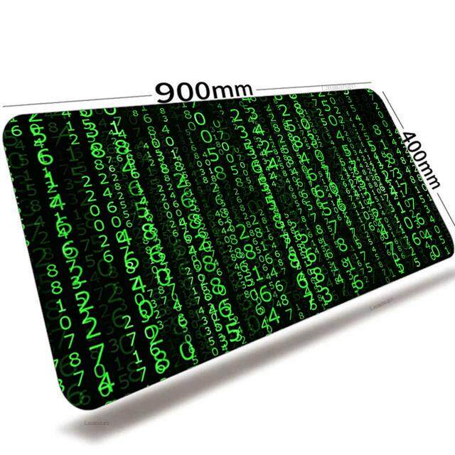 【Lao 6' s mouse pad】 3D Matrix Binary Code Mouse Pad Anime Gaming ...
