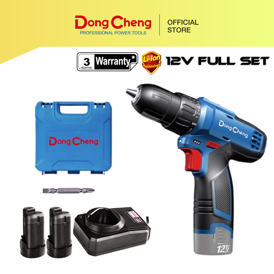 DongCheng 12V DCJZ1202E Cordless Driver Drill | 1500r/min | 35N.m ...