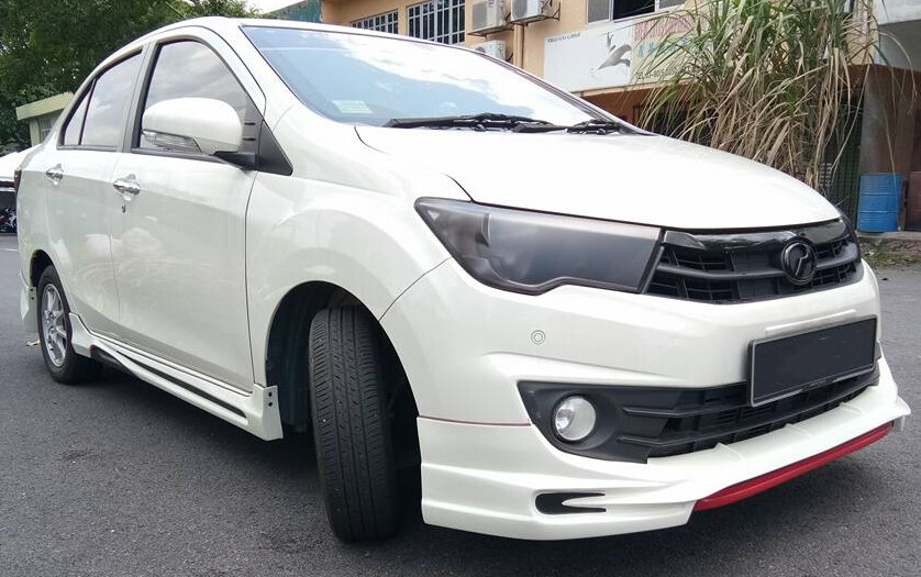 Perodua Bezza Storm Design Bodykit Body Kit Skirting Skirt Lip With Oem ...