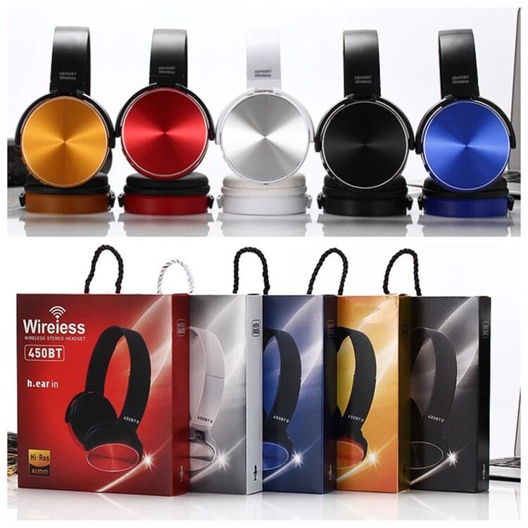 SONY MDR-XB450BT In-Ear Extra Bass Wireless Stereo Bluetooth Headphone ...