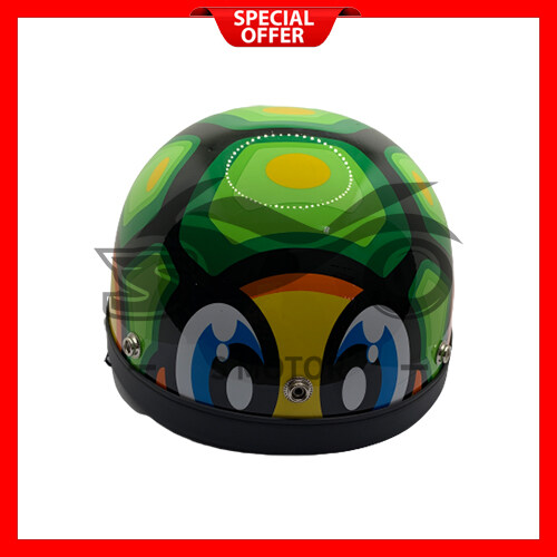 HALF HELMET SEPARUH TOPI HALMET ABC NOT MHR OEM TURTLE KURA KUAR-KURA ...