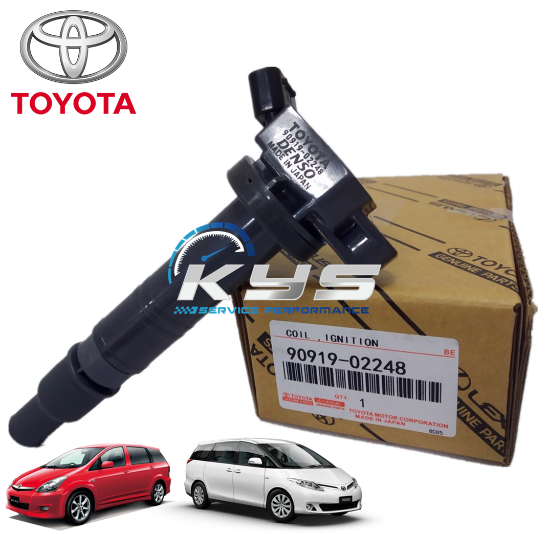 IGNITION PLUG COIL & SOCKET # TOYOTA CAMRY ACV40,ESTIMA ACR50,WISH ...