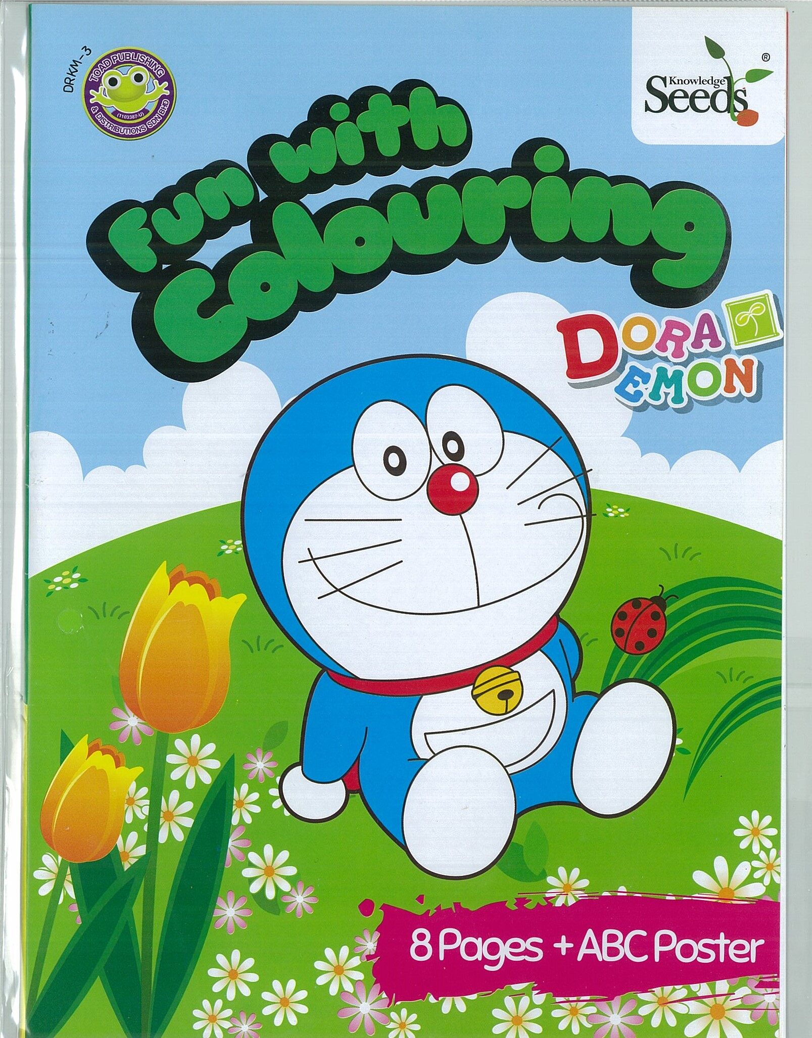TOAD BOOKS : DORAEMON FUN WITH COLOURING + ABC POSTER ( DRKM - 3 ) | Lazada
