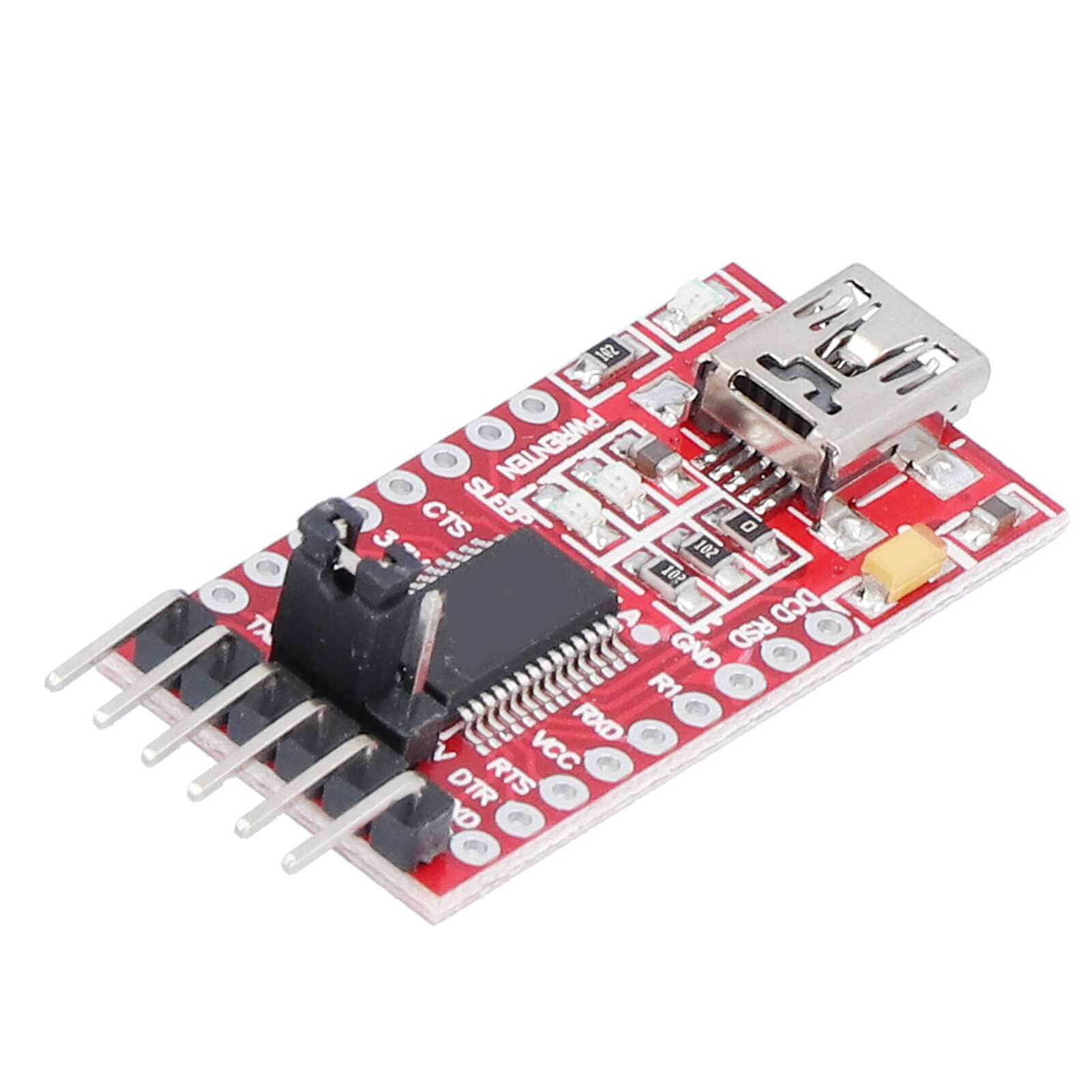 USB to TTL Module Serial Converter Board 6 Pin Mini Port DC 3.3V 5V ...