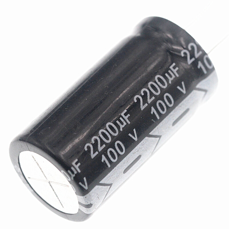 1Pcs 4700UF 100V 4700MFD 100โวลต์-40 + 105C อลูมิเนียมตัวเก็บประจุแบบอิ ...