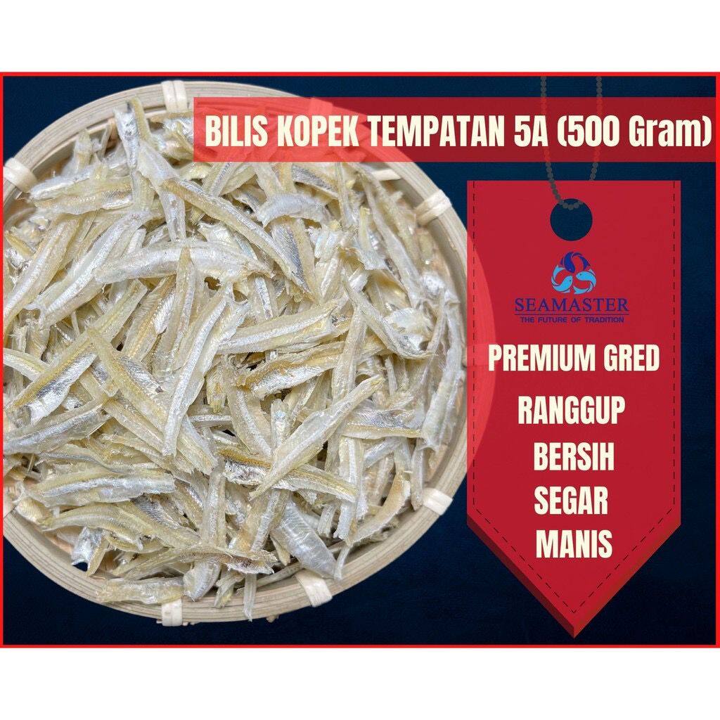 【PREMIUM GRADE】IKAN BILIS KOPEK MATA BIRU GRED 5A RANGGUP (500Gram ...