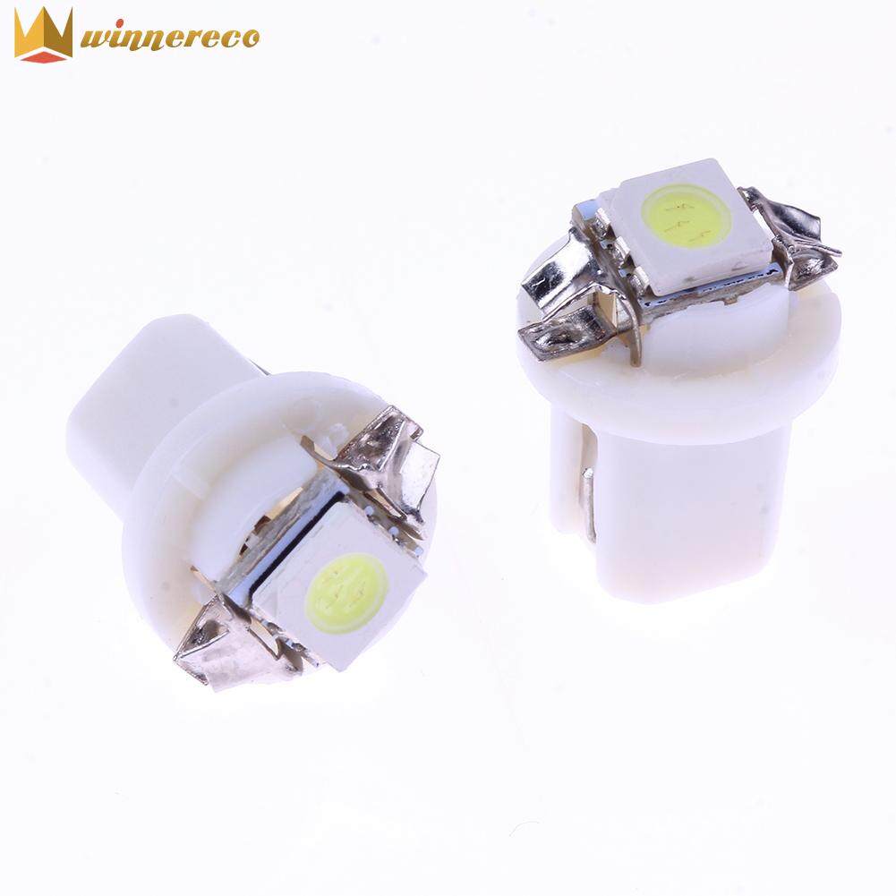 หลอดไฟ LED T5 B8.5D 5050 SMD สำหรับรถยนต์10ชิ้น - winnereco Official Store - ThaiPick