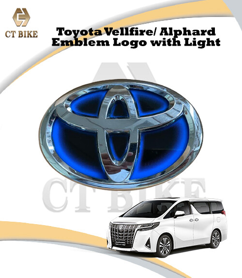 Original ANH20 Vellfire Rear Emblem with Lights for Toyota Alphard 20 ...