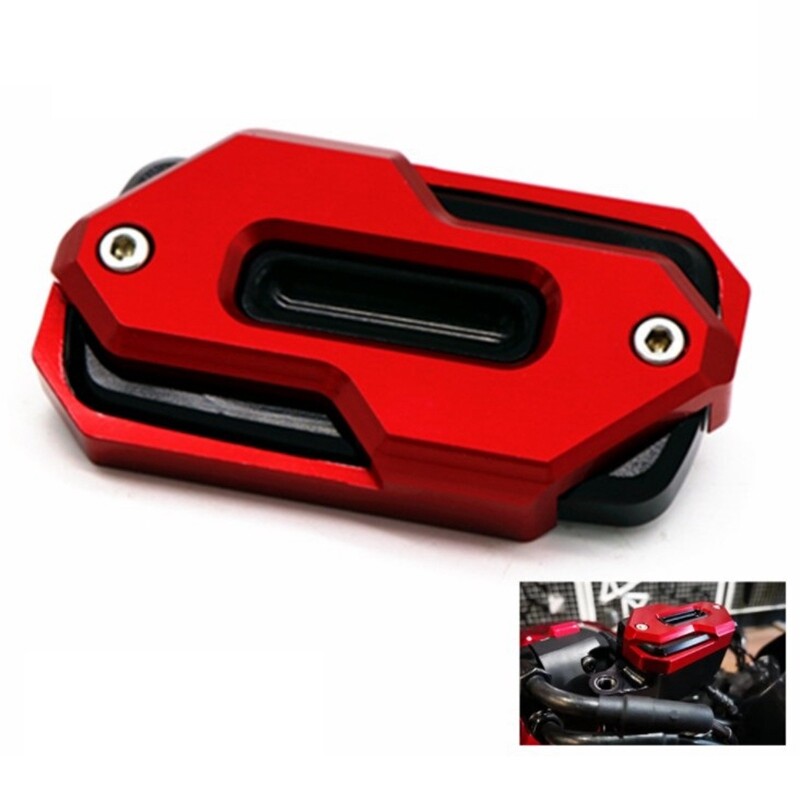 Motorcycle Front Brake Fluid Reservoir Cover Cap Decorative Guard for ...