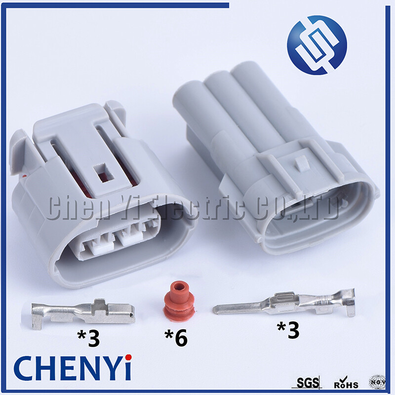 1 set 3 Pin (Female+male) 090 TS Alternator Automotive Wire connector ...