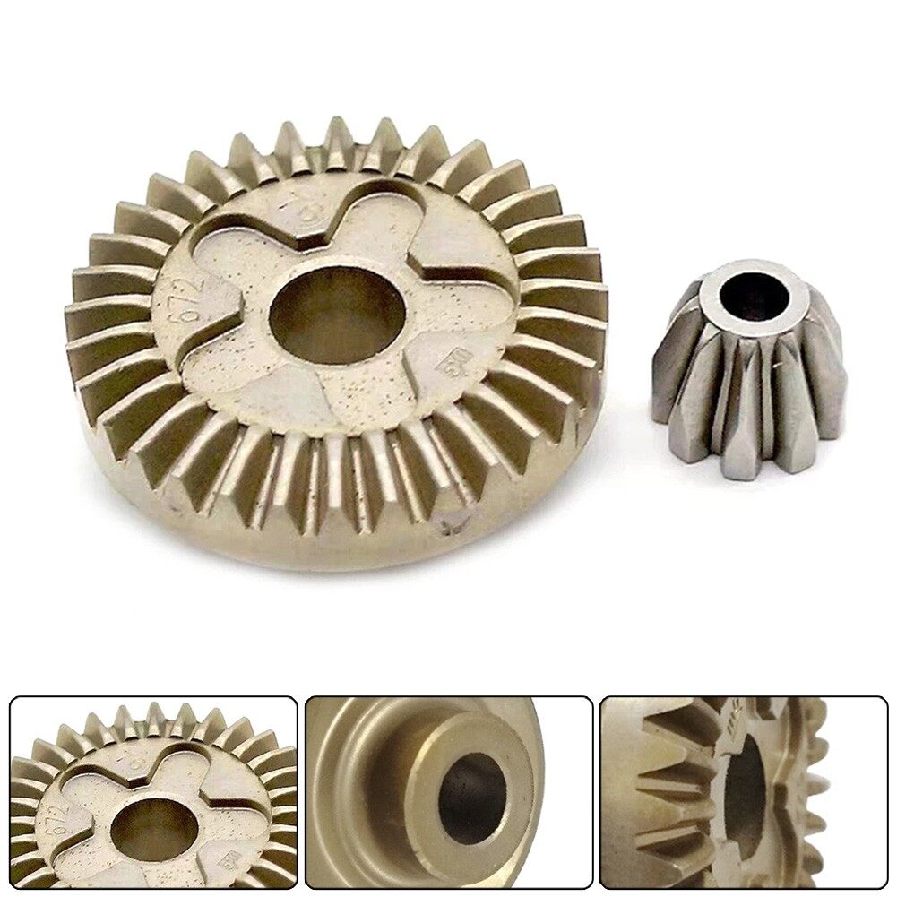 Durable Angle Grinder Gear 11.6mm 45.7mm Helical Teeths Steel Straight ...