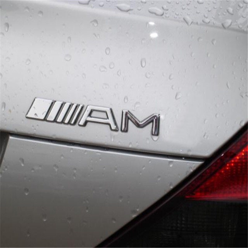 NEW Upgrade AMG Decorative Logo Decorative Car Shape Sticker for ...