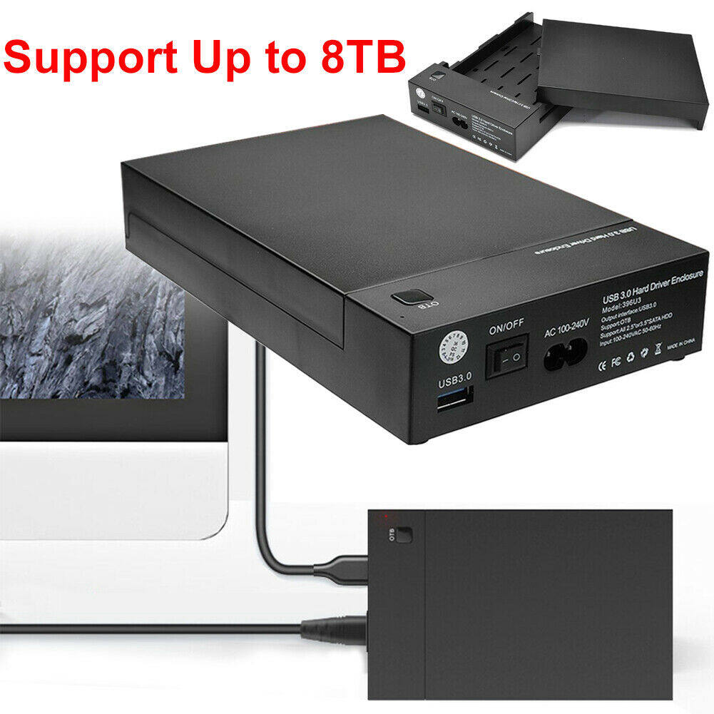 4TB 2.5/3.5นิ้ว SATA USB 3.0ฮาร์ดไดรฟ์เสริม Enclosure แคดดี้ HDD - MixASale