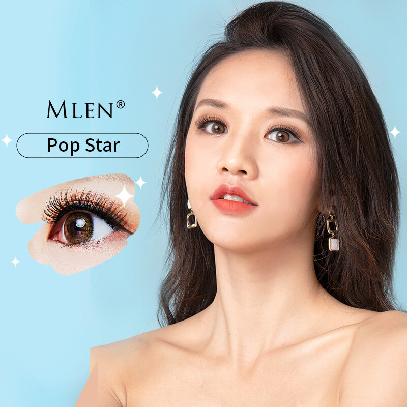 [Mlen] Popular Star Magnetic False Eyelashes Without Eyeliner or Glue ...