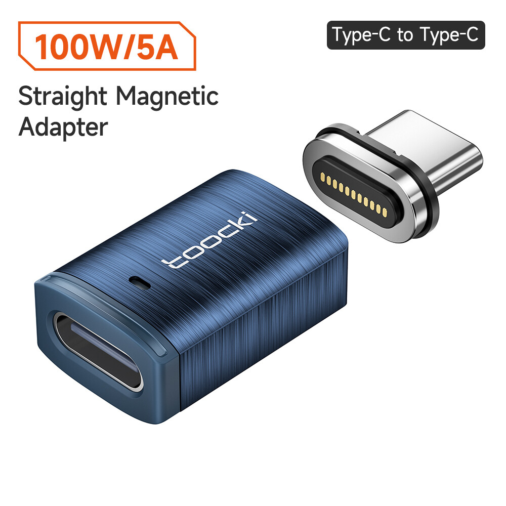 อะแดปเตอร์ OTG แม่เหล็ก Toocki 100W USB C To Type C การชาร์จเร็วขั้วต่อ ...