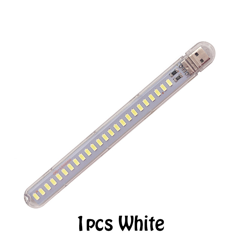 1PCS/2PCS Mini LED light, Reading light 24 LED USB DC 5V White hand ...