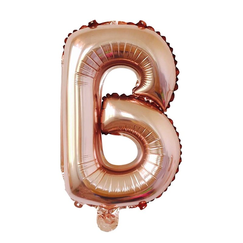 16inch Rose Gold Foil Alphabet Letters ABC Wording for Birthday Party ...