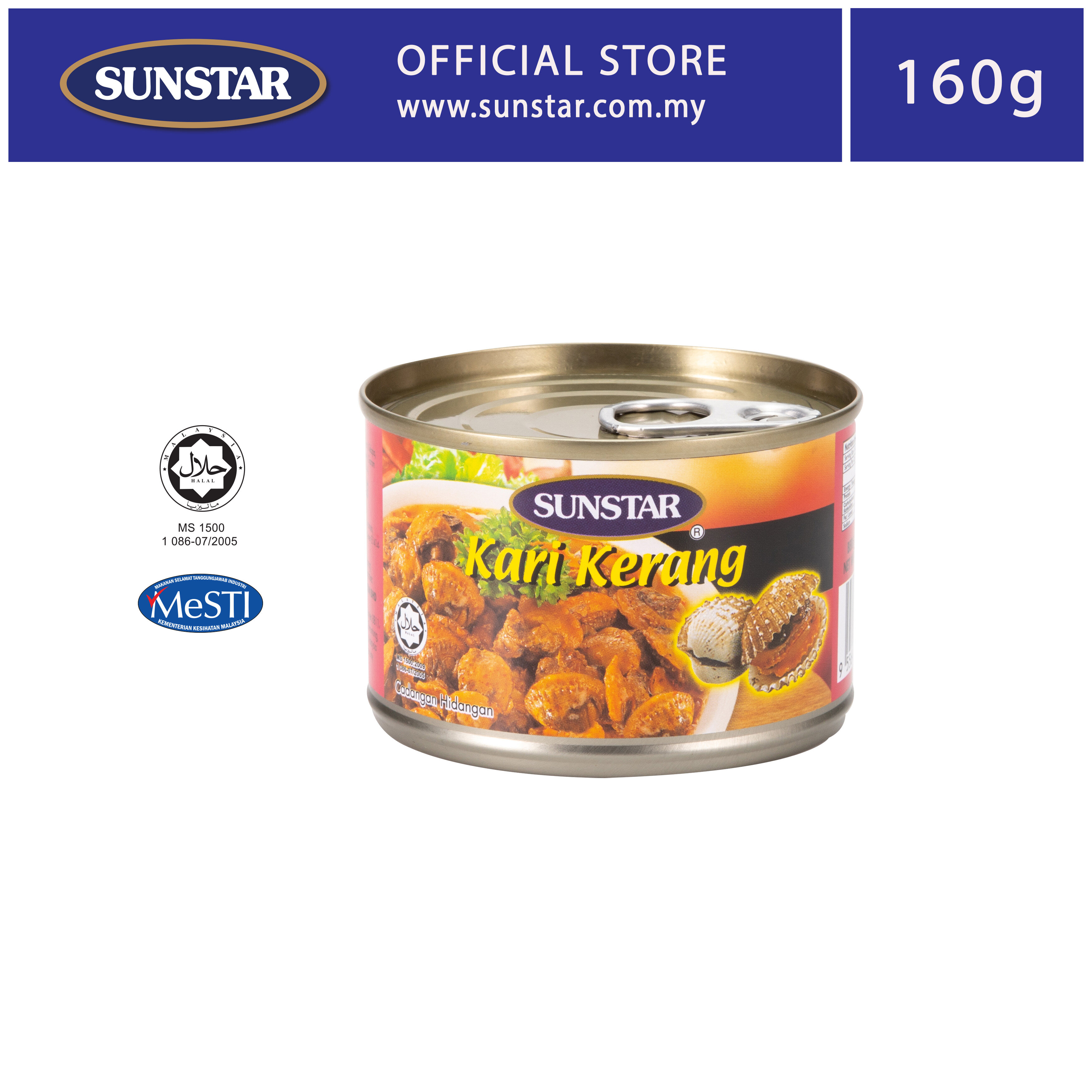 SUNSTAR Cockles Curry / Kari Kerang (160g) | Lazada