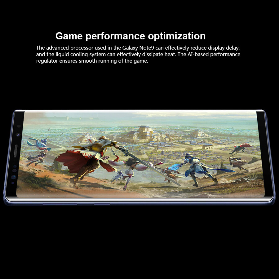 สำหรับ Samsung Galaxy Note 9 N960U 6GB 128GB โทรศัพท์มือถือ6.4 Snapdragon 845 4G โทรศัพท์ NFC ...