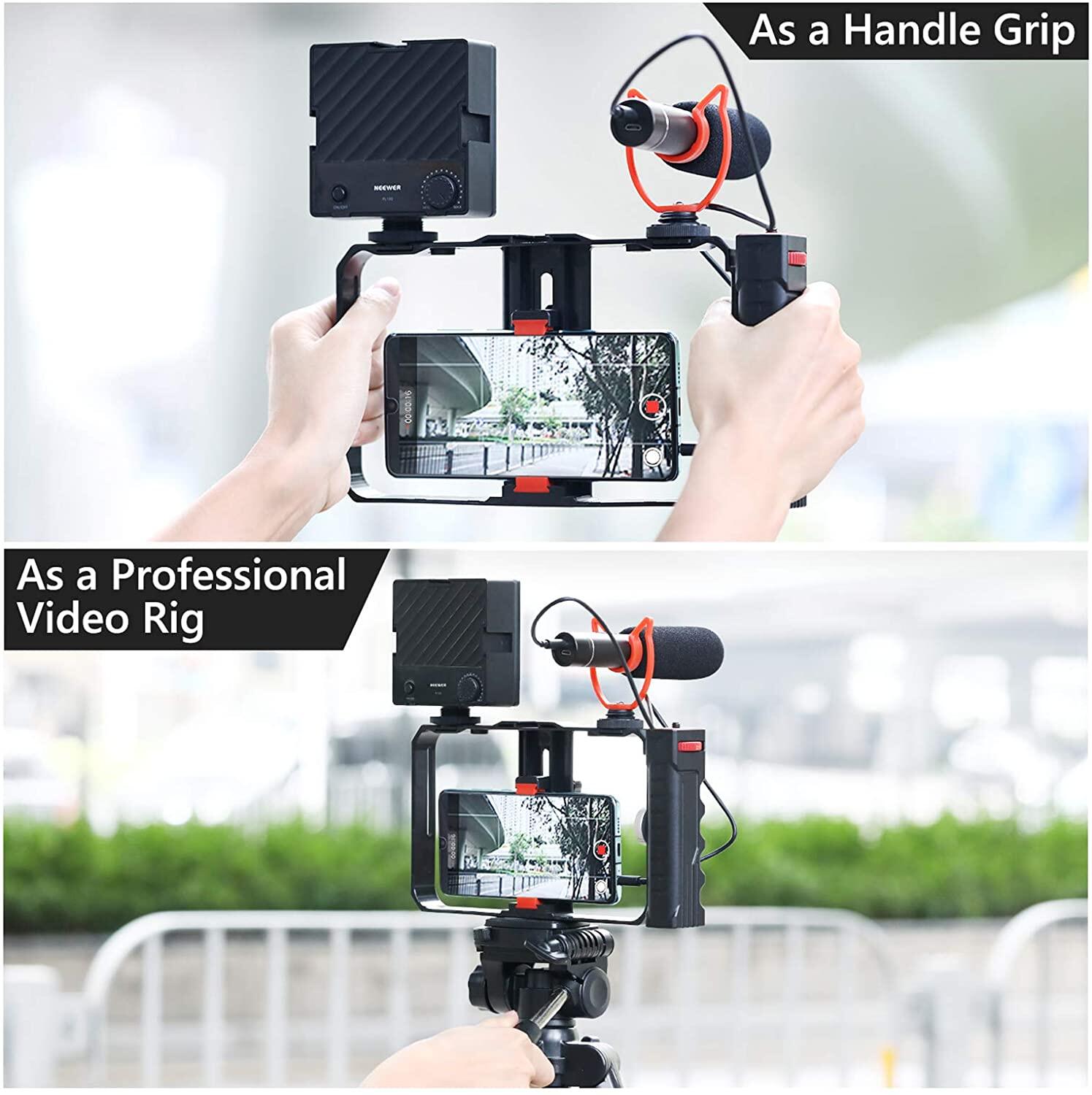 Neewer Smartphone Camera Stabilizer Video Rig, Filmmaking Case, Phone ...