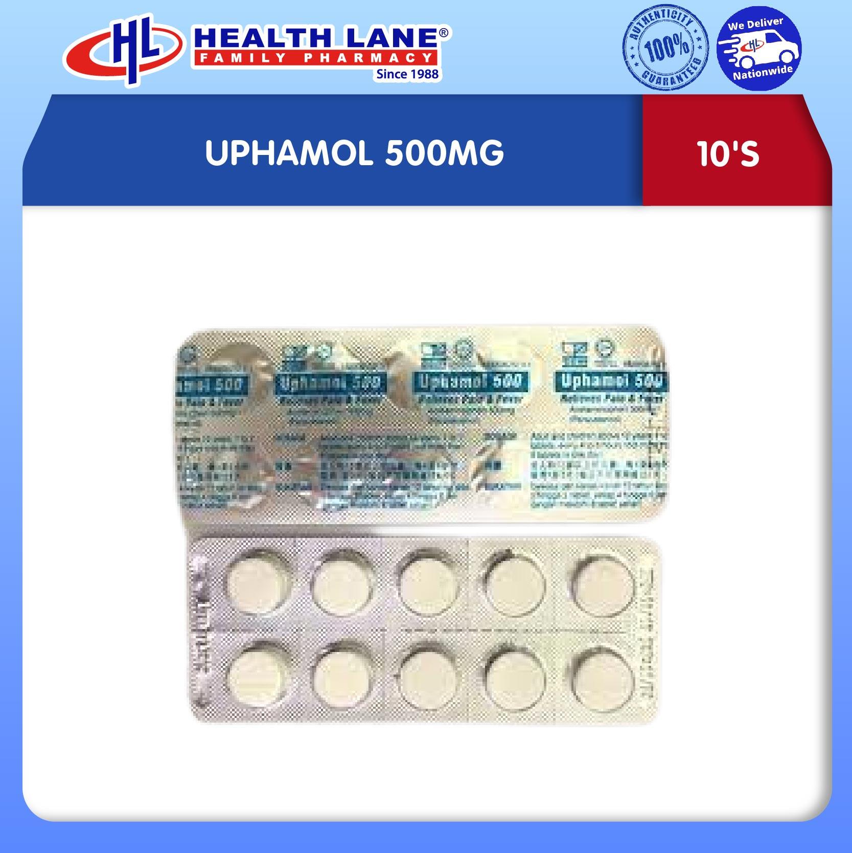 UPHAMOL 500MG 10'S (STP) | Lazada