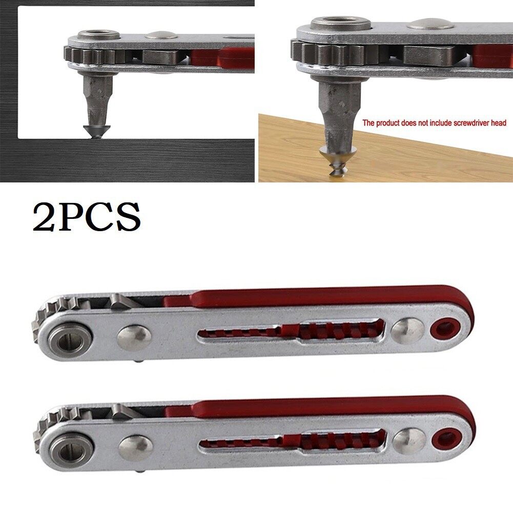 Flat Head Screwdriver Ratchet Wrench Magnetic Two-way Ratchet High ...