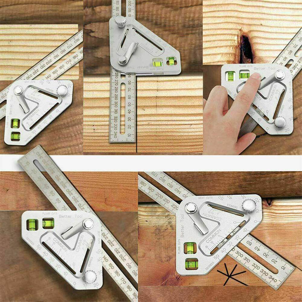 Multifunctional Woodworking Triangle Ruler Angle Ruler Revolutionary ...