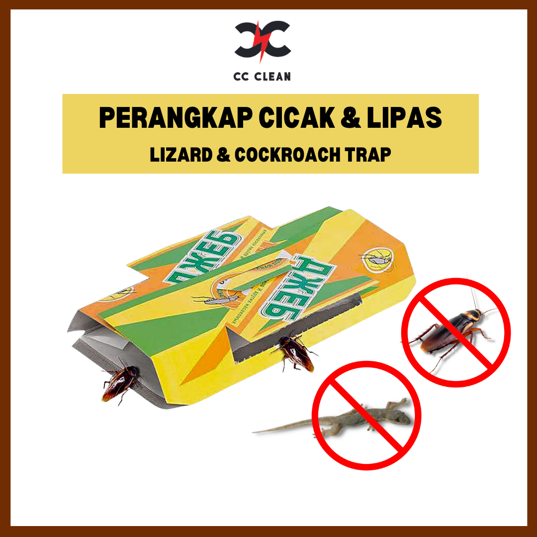 Cockroach Trap / Lizard Trap / Sticky Glue Trap / Perangkap Lipas ...