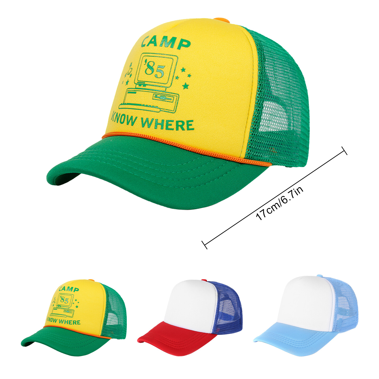 [Okwish] Stranger Things Season 4 Dustin Thinking Cap Men 'S Baseball ...