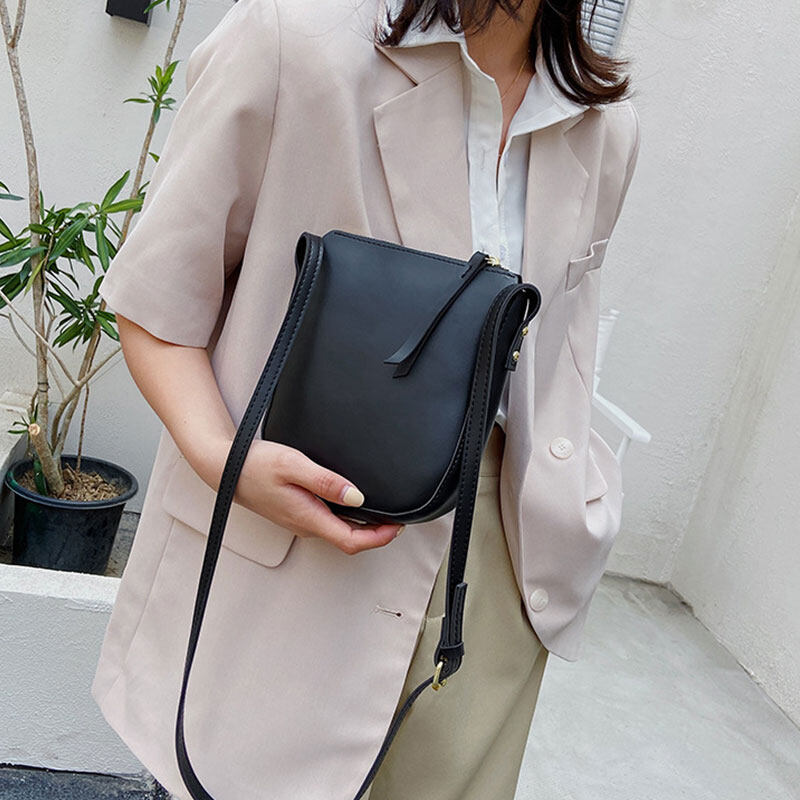 QFDI Women 'S Cross Body Bag Fashion Simple Solid Color Casual Small ...