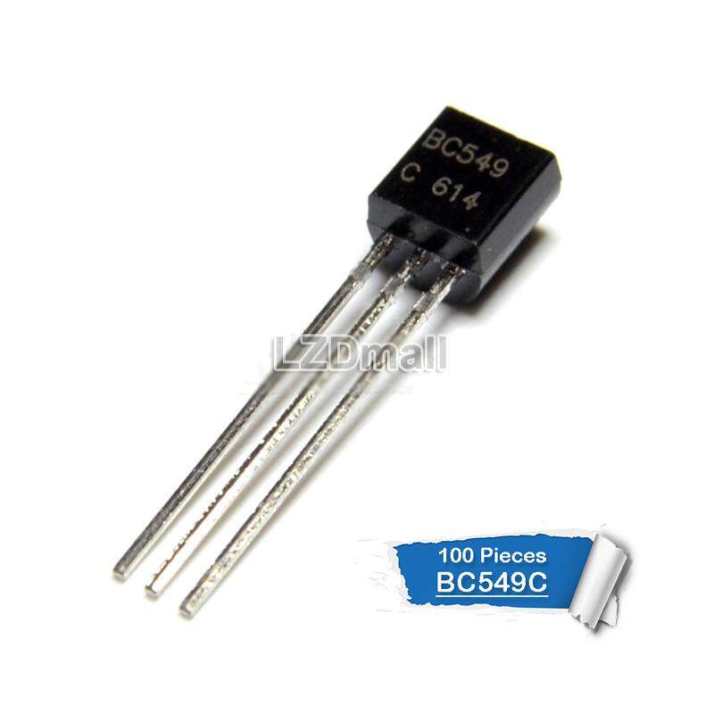 100pcs BC549C TO-92 BC549 TO92 549C 0.1A 30V ทรานซิสเตอร์ - LALAmall ...