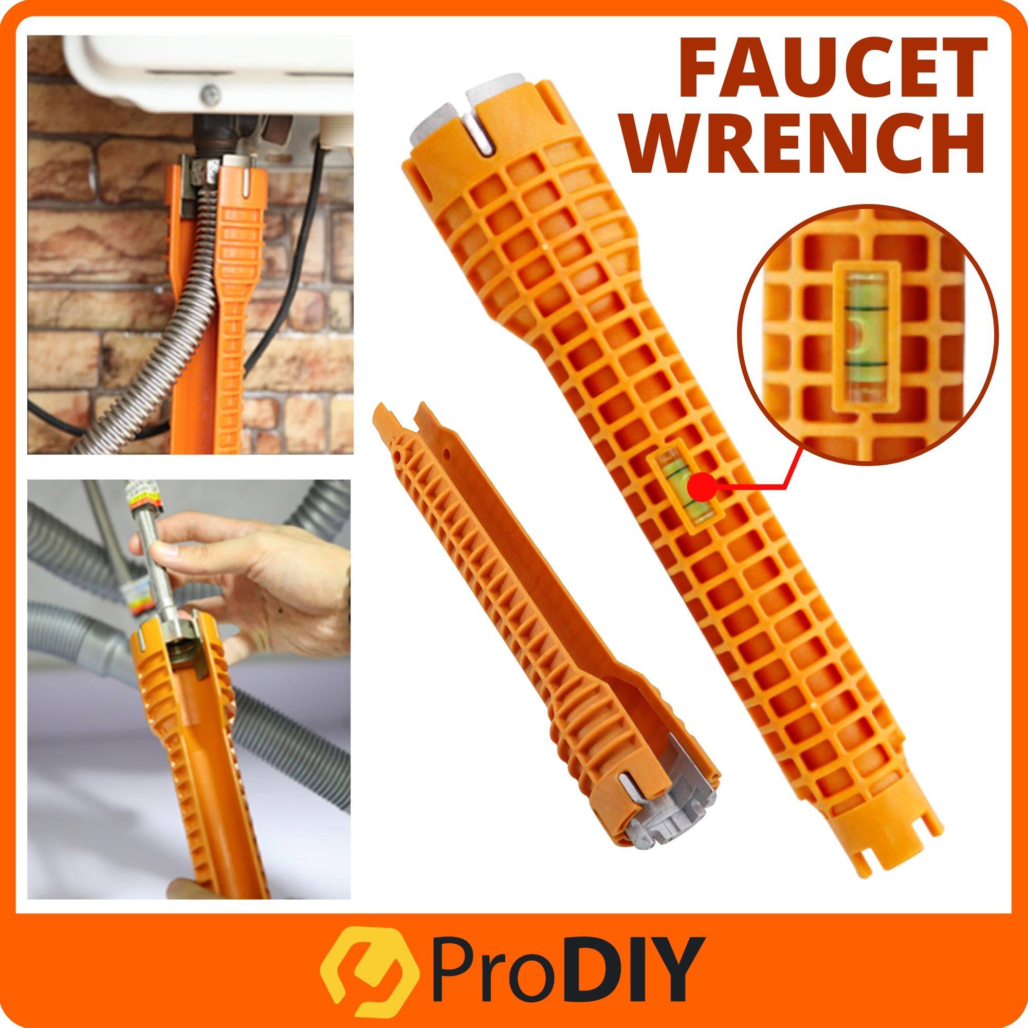 Kitchen Bathroom Faucet and Sink Water Pipe Installer Wrench 5-In-1 ...