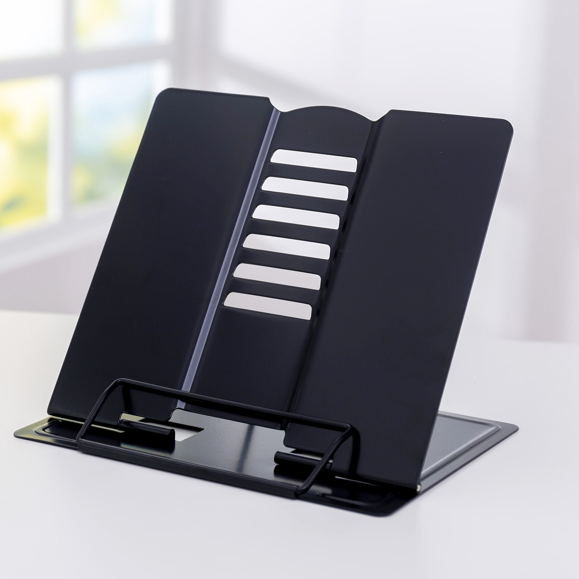 ezstationery Ready Stock Adjustable Metal Book Stand Foldable Reading ...
