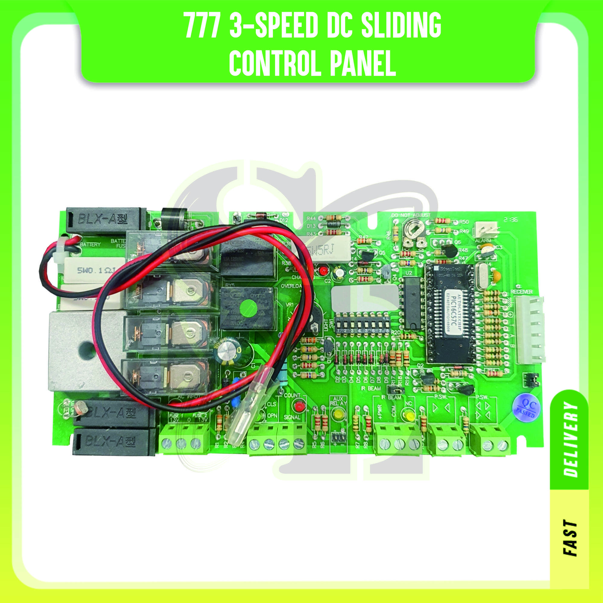 Autogate Control Board- 777 3 Speed DC Sliding Counter Panel (Suitable ...