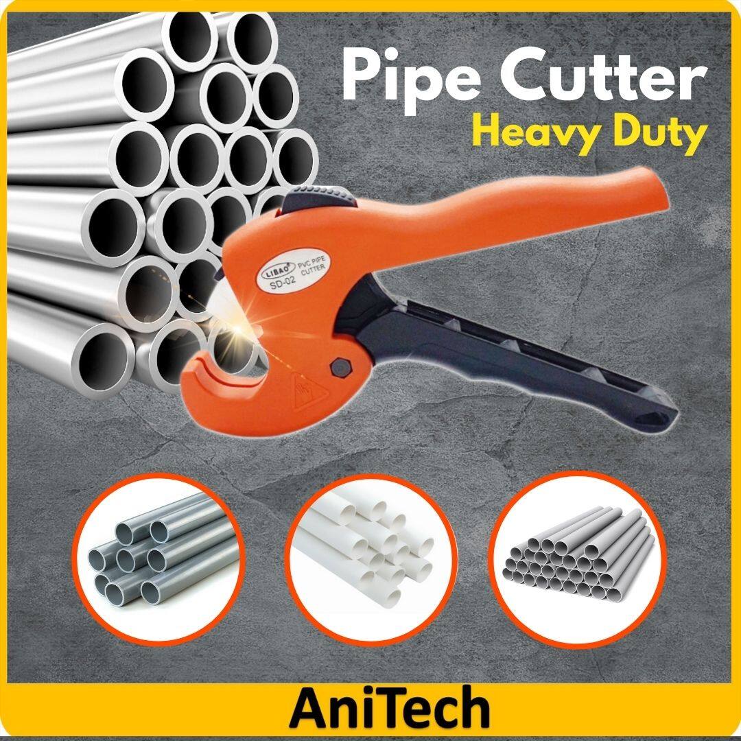 HEAVY DUTY SK5 Steel 26mm Sized Opening Vinyl PVC Pipe Cutter Gunting ...