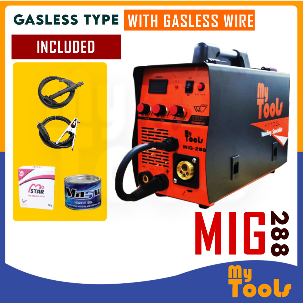 Mytools MIG-288 4 in 1 MIG, MIG Gasless, TIG & ARC Welding Set 288Amp ...