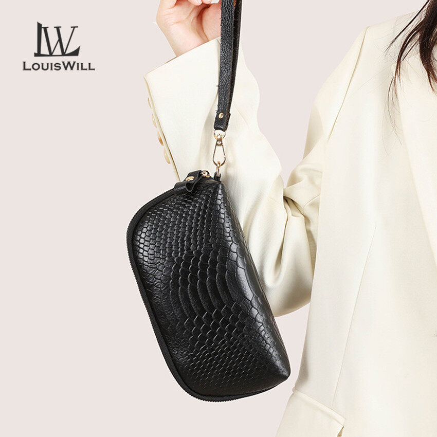 LouisWill Handbag Wallet Genuine Leather Long Wallet Purse Simple ...